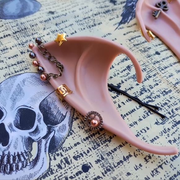 Hand Crafted | Accessories | Steampunk Elffairy Ears Clockmakertinker Costume Short Height For ...